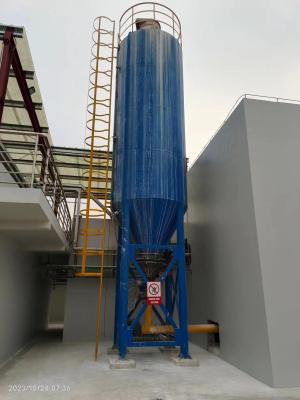 China Customizable Lime Silo 10T-100T for Wastewater Treatment System with Bag Dust Collector for sale