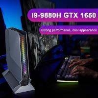 China Intel Core i9-9880H Mini Gaming Desktop with GTX 1650 4GB Graphics in 222×195×39mm Aluminum Case for sale