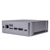 China Intel 10th Gen i5-10210U Industrial Mini PC 128×128×38mm with 4K Output and 256GB SSD for sale