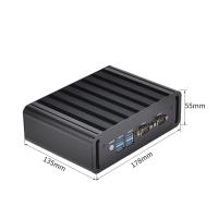 China Industrial Mini Computer Intel Core i3/i5 4th-5th Gen Fanless PC with 180x125x55mm Compact Design and 0-70℃ Operating Range for sale