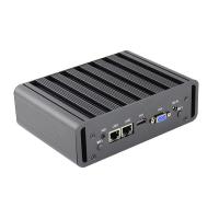 China Intel Core i7 4500U/5500U Fanless Mini PC with Dual Ethernet, 180×125×55mm Compact Desktop Computer for sale