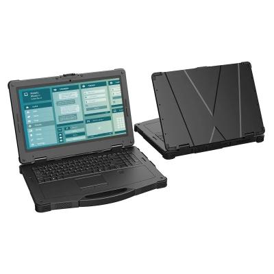 China 15.6 Inch IP65 Rugged Laptop Intel i5 i7 Windows 11 4G WiFi BT GPS 750cd Nits for sale