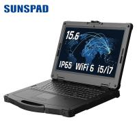 China Sunspad 15.6 Inch IP65 Military Rugged Laptop Intel Core i5 i7 11th Gen 750cd/m² for sale