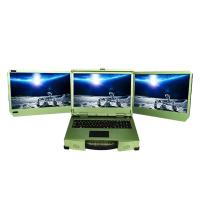 China 17.3 inch Triple Screen Military Rugged Laptop Core i7 12700T Nvidia T1000 4GB Workstation for sale