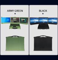 China 17.3 inch Triple Screen Military Rugged Laptop Core i7 12700T Nvidia T1000 4GB Workstation for sale