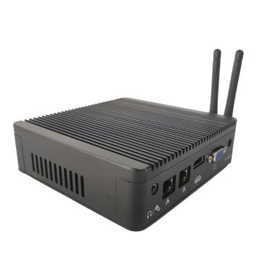 China Sunspad Mini PC with Intel Celeron J4125 Processor, 8GB DDR4 RAM, 256GB M.2 SATA Storage, 180×125×55mm Fanless Design for sale