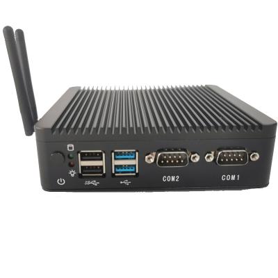 China Industrial Mini PC Dual LAN J4125 Quad Core 8GB RAM 256GB SSD Windows 10 for sale