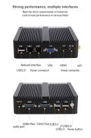China Intel Celeron J4125 Industrial Mini PC 180x125x55mm with Custom Logo and Windows 10 Support for sale