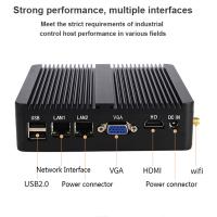 China Intel Celeron J4125 Industrial Mini PC 180x125x55mm with Custom Logo and Windows 10 Support for sale
