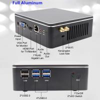 China Intel Core i3 i5 i7 Mini Desktop Computer 128×128×38mm with 8GB DDR3L RAM and 1TB SSD Options for sale