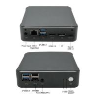 China Core i7 Mini Desktop PC Windows 10 8GB RAM 256GB SSD Dual Display 4K Output for sale