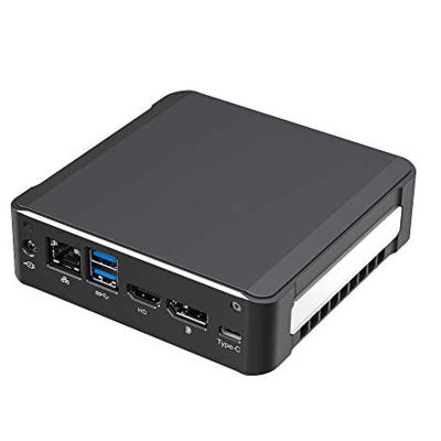 China 10th Gen Intel Core i7-10510U Mini PC with 128×128×38mm Aluminum Case, 8GB DDR4 RAM, and Dual 4K Display Support for sale
