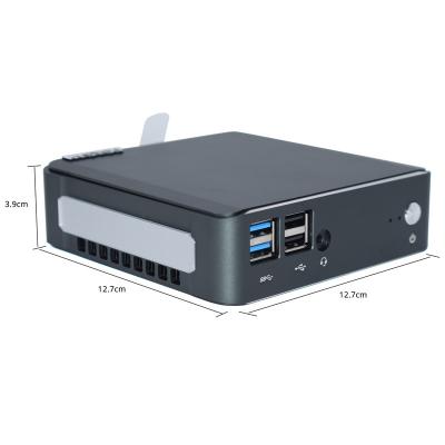 China Intel 10th Gen i5-10210U Industrial Mini PC 128×128×38mm with 4K Output and 256GB SSD for sale