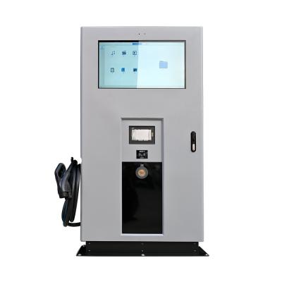 China Nominal Input Voltage 380 VAC ± 15% Output Current Range 5A-200A 40kw Floor-Stand Advertising EV Chargers with Screens for sale
