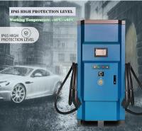 China CE Approved 120KW Floor Mounted Fast Outdoor Commercial EVSE EV Charging Station with Output Voltage Range 200-750VDC for sale