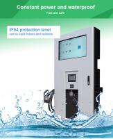 China Electric Charging Stations 380VAC ± 15% Nominal Input Voltage Super Fast EV Charger with CHAdeMO CCS GBT Connectors for sale