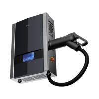 China 220Vac Input Voltage Portable CCS EV 200-750V Mobile 7Kw Dc Charger Station with Wall Hanging and Connectors CHAdeMO CCS for sale