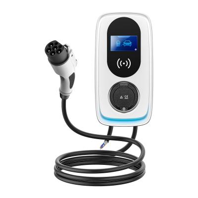 China IP 65 Level MAXPOWER OCPP CCS2 22kw Wall Mounted EVSE AC Commercial EV Charger with LAN Network Connection for sale