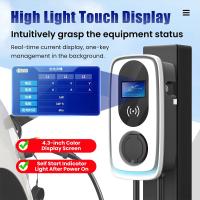 China IP 65 Level MAXPOWER OCPP CCS2 22kw Wall Mounted EVSE AC Commercial EV Charger with LAN Network Connection for sale