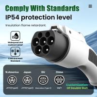 China IP 65 Level MAXPOWER OCPP CCS2 22kw Wall Mounted EVSE AC Commercial EV Charger with LAN Network Connection for sale