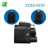 China CE Approved Output Current 250A Qiaoyi 250A Ev Fast Charger Connector CCS2 to CCS1 Adapter for Electric Car Charging for sale