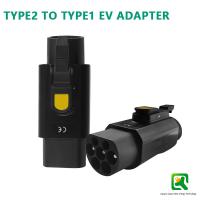 China 220V 32A Output Current Type2 to J1772 Type1 Adapter for 7kW Portable Charging Station EV Charger Adapter for sale