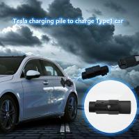 China Black 7KW Teslas to Type1 J1772 Car Charger Adaptor Converter for EV Charging Vehicles 220V 32A for sale