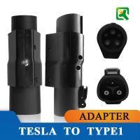 China Black 7KW Teslas to Type1 J1772 Car Charger Adaptor Converter for EV Charging Vehicles 220V 32A for sale