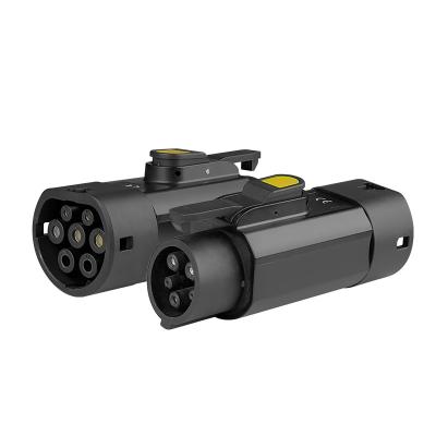 China GBT TO TYPE1/J1772 Style EV Car Charge Adapter 7KW 32A 220V Suitable Converter EV Connector Charging for Electric Cars for sale