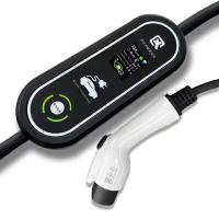 China 16A Output Current PC Copper EVSE Electric Vehicle Charging LCD Screen 3.5KW GBT Portable Charger with 5 meters cable for sale