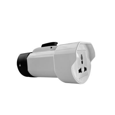 China AC Home Charging V2L Discharger For Type2 Car Discharge EV Cable Adapter in White for Electric Vehicles for sale