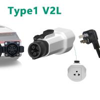 China Type1 16A v2l Electric Vehicle EV Charger Converter Adapter for EVSE Charging Connector and Waterproof IP55 Grade for sale