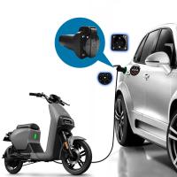 China 16A GBT V2L EV Charging Station Adapter Male Plug with Schuko Socket 220V AC For Electric Vehicle Charging Adapter for sale