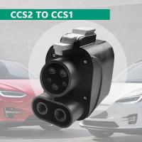 China Portable Fast DC EV Charger Adapter for Electric Cars Input Voltage 1000 CCS2 to CCS1 Ev Connector Rated Power 250kw for sale
