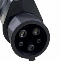 China Black 7KW American Gauged Gun Seat Conversion Head 220V for T to Type1 J1772 Charging Head Adapter32A for sale