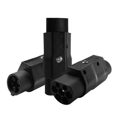 China 7kw Type2 to Type1/J1772 EV Connector 32A Charging Pile Converter 220V Gun Head Adapter Electric Vehicle Connector Solution for sale