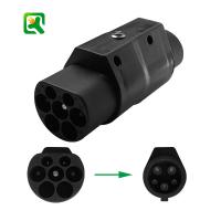 China 7kw Type2 to Type1/J1772 EV Connector 32A Charging Pile Converter 220V Gun Head Adapter Electric Vehicle Connector Solution for sale