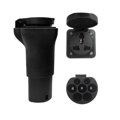 China Black 16A 220V 3.5KW EV Charger Adapter Output Power for Car EV Discharger V2L Head Type 2 Charging Station V2L for sale