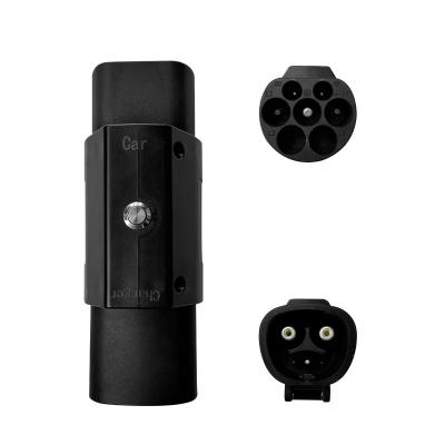 China 240V Operation Voltage Tesla to GB/T 7kw EV Charger Adapter for Purpose Retrofit/Upgrade for sale