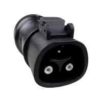China 7kW Type2 EV Charger Adapter for Tesla Charging Pile to Type2 Car EV Connector 220V 32A Black for sale