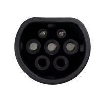 China 7kW Type2 EV Charger Adapter for Tesla Charging Pile to Type2 Car EV Connector 220V 32A Black for sale