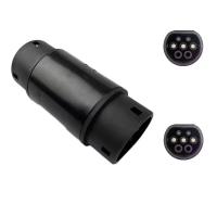 China GBT to Type 2 For ev charger Adapter connector for electric car 7kw 220v 32A Car side Plug and Output Current 32A for sale