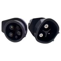 China Black 7KW 32 Amp T To J1772 Charging Adapter NACS Connector Socket Switch Adapter EV Charger Converter with SAE plug for sale