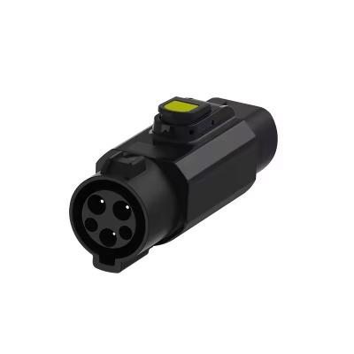 China GBT Charging Connector 's 7KW 220V 32A Type1 to GBT EV Charger Adapter with Output Voltage 220v/230v/240v for sale
