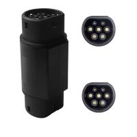 China GBT to Type2 Portable EV Charger Adapter AC Charging Gun Connector 380V 32A Waterproof IP55 Grade for sale