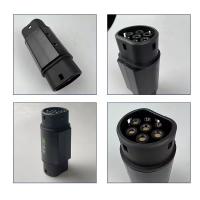 China GBT to Type2 Portable EV Charger Adapter AC Charging Gun Connector 380V 32A Waterproof IP55 Grade for sale
