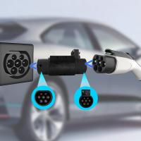 China Certificate CE Approved Anti-theft EU Gbt to Type2 EV Charger Adapter 32A 3 Phase with Lock Environment Temperature -30--50C for sale