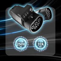 China Certificate CE Approved Anti-theft EU Gbt to Type2 EV Charger Adapter 32A 3 Phase with Lock Environment Temperature -30--50C for sale