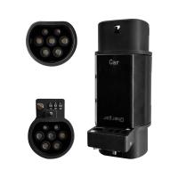 China GBT EV Station Electric Vehicle Charger Connector Easy to Install 3 Phase 32A GBT to Type 2 Adapter with PC Copper for sale
