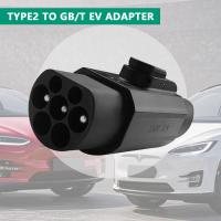 China 220V AC Type2 to Gbt EV Charger Adapter Connector 7kw 1phase Converter Charging Station Adaptor for Electric Cars Design for sale